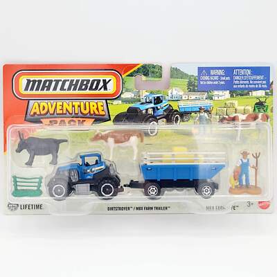 Matchbox Dirtstroyer Tractor / Farm Trailer - Farm Life (2025 Adventure ...