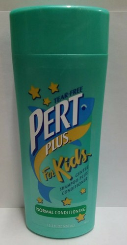 Rare! Pert Plus Kids Gentle Shampoo Plus Conditioning 15.2 oz Vintage ...
