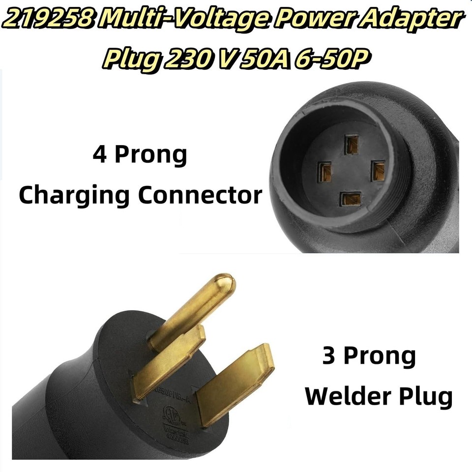 219258 Multi-Voltage Power Adapter Plug 230 Volt 6-50P 3 Prong ，for ...
