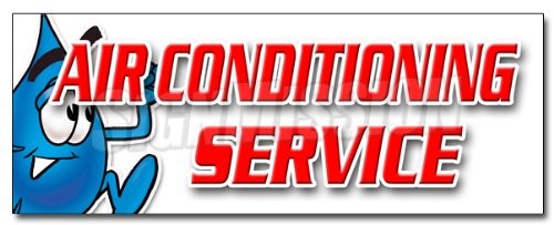 48" AIR Conditioning Service Decal Sticker ac Cooling Technician air ...