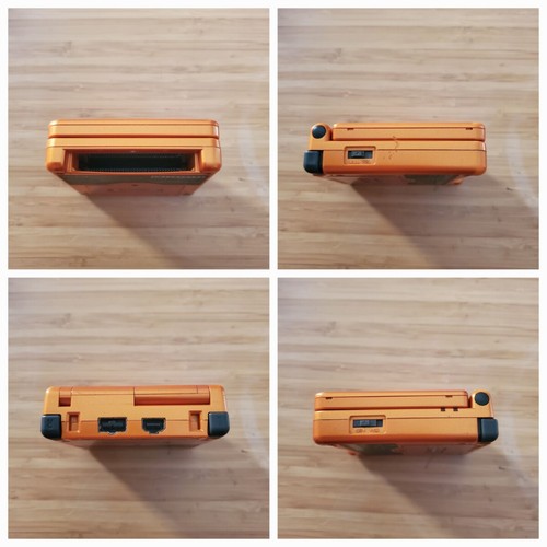 GAME BOY Advance SP Achamo Torchic Orange Pokemon w/Box AC adapter ...