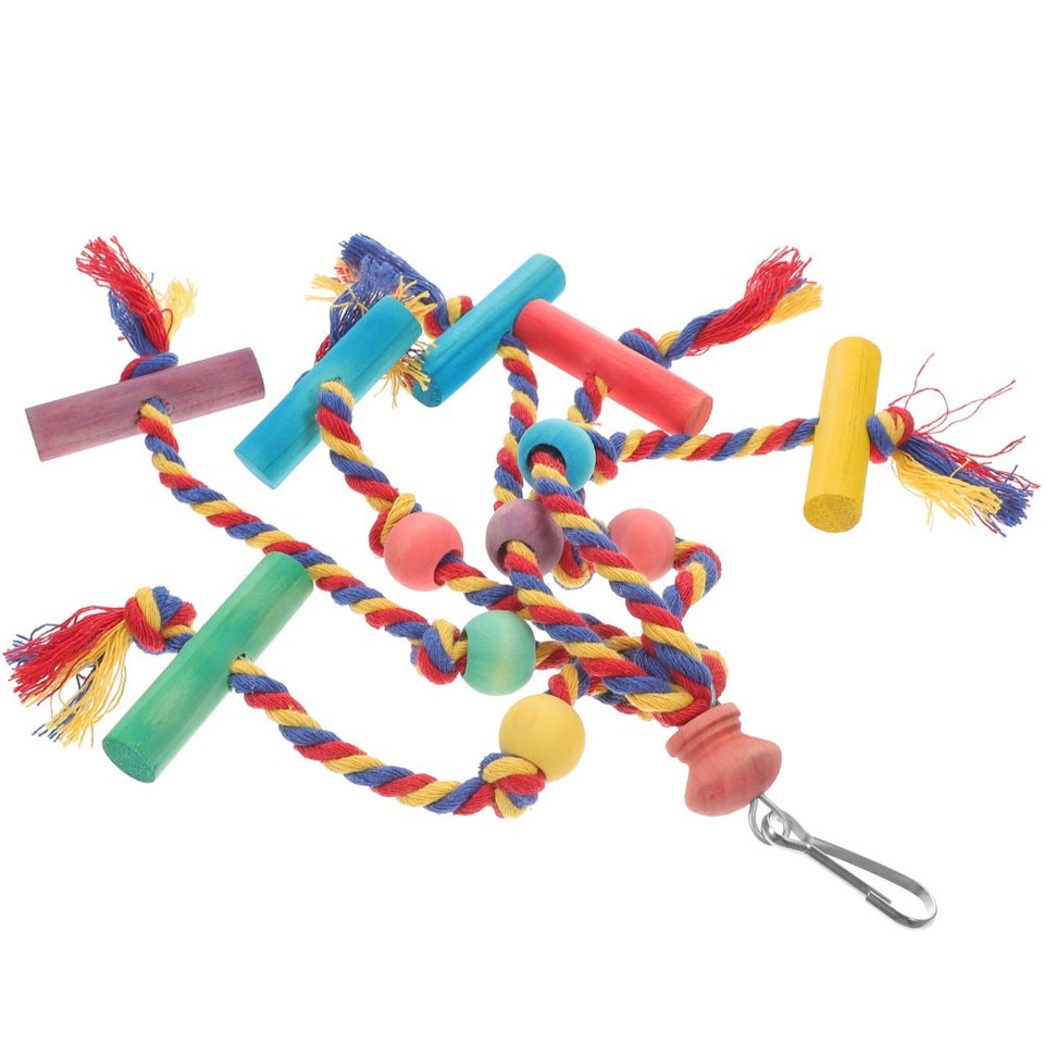 Bird Bite Toy Hanging Bird Toy Parrot Molar Toy Bird Cage Toy Parrot ...