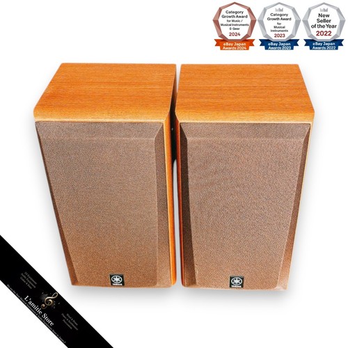 Yamaha NS90 Speaker Pair Minor Wear Small Holes in Mesh Tweeter Dented ...