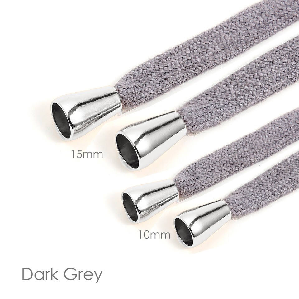 Drawstring Cord Flat Cotton Sweatshirt Hoodie String with Silver ...