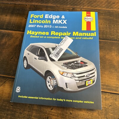 Repair Manual Haynes Publications 36014 Ford Edge Lincoln MKX 2007-2013 ...