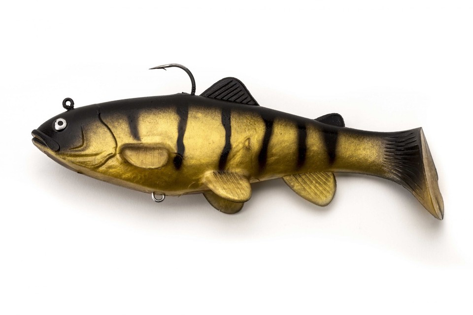 (5) Castaic 6" Boot Tail Swimbaits Yellow Perch #N7M6 Brand New In Pack ...