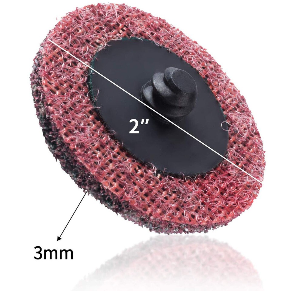 46PCS 2" Roll Lock Surface Conditioning Die Grinder Sanding Discs Set ...