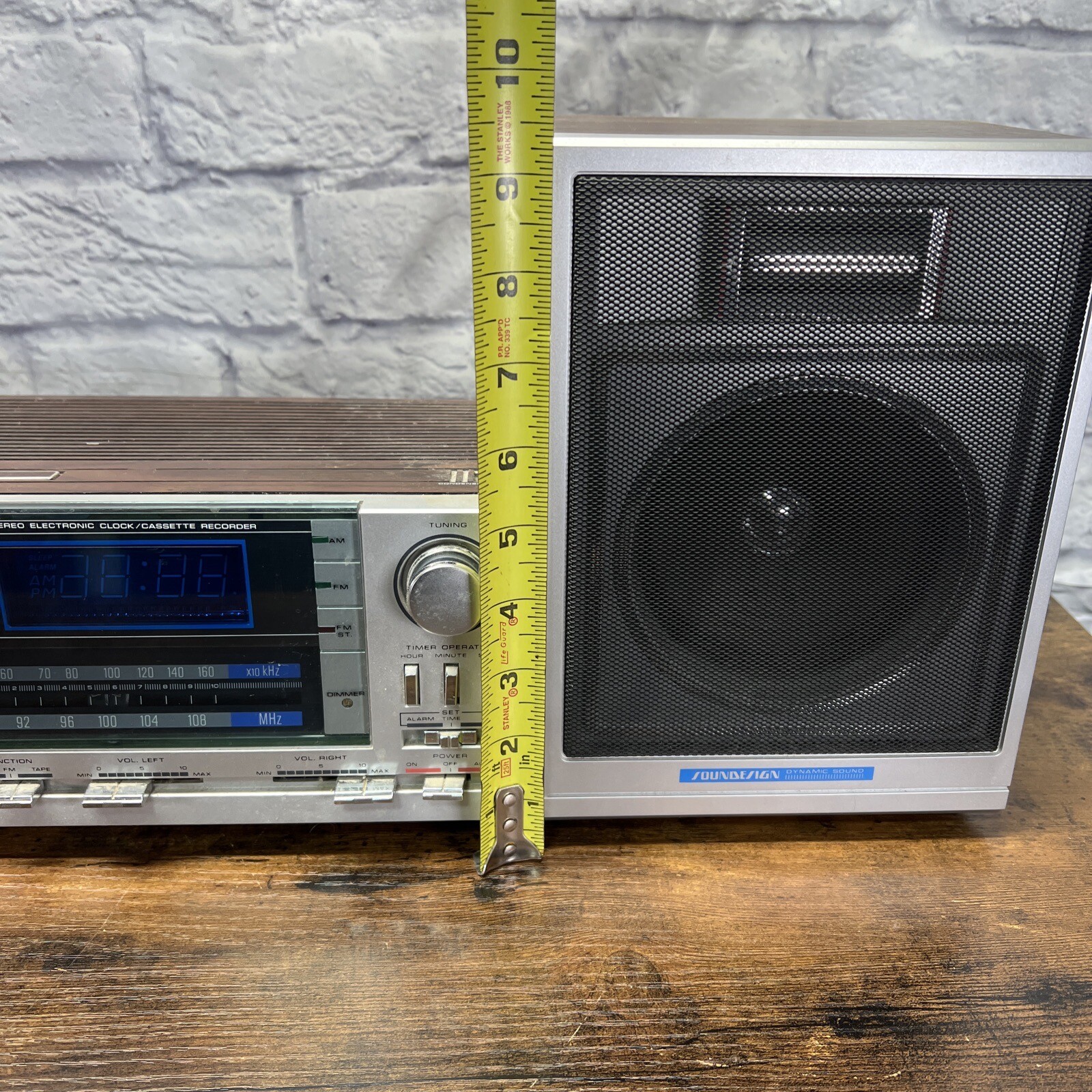 Vintage Rare Soundesign AM/FM Stereo System Cassette Model 3893 ...