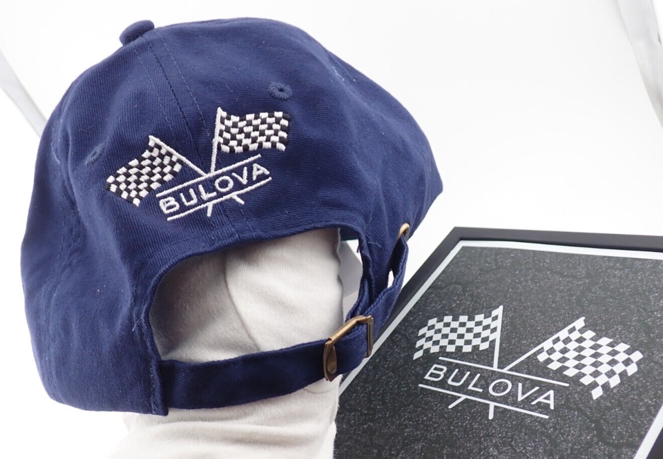 BULOVA Brown Racer 98B427 (FREE Bulova BLUE HAT BASEBALL) NEW MEN'S ...