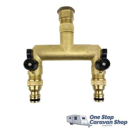 2 Way Metal Tap Outlet with Fittings- OSCS2WAYFit | eBay Australia