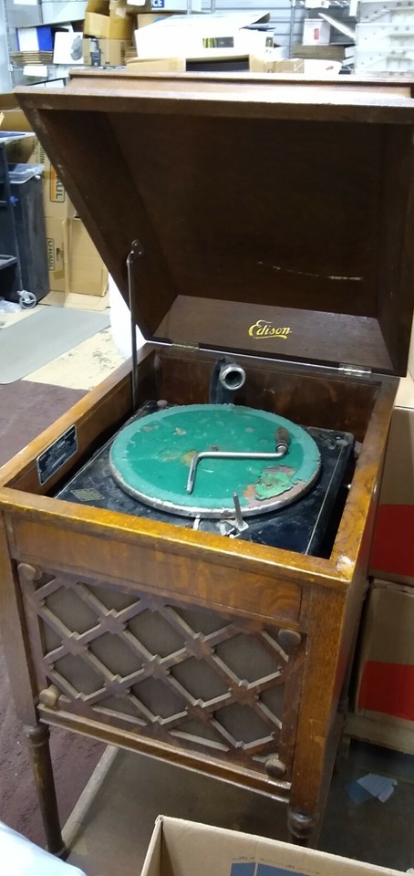 Edison Phonograph Diamond Disc Model A 100 - Adjustment Cable and 2 ...