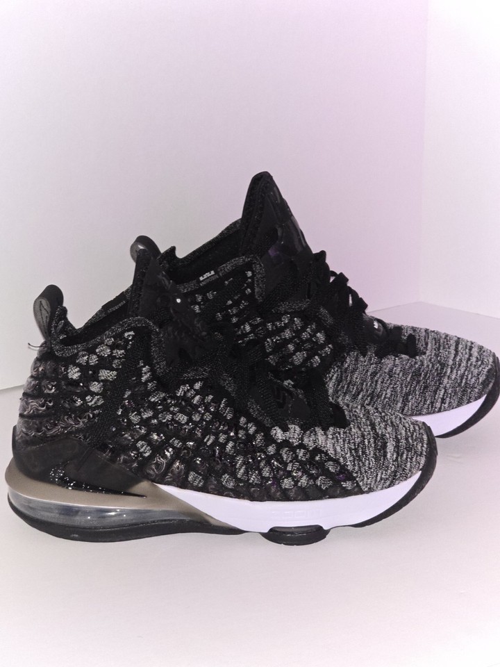 Nike Air LeBron James Shoes Sneakers 17 XVII Men Basketball 6Y GS Black ...