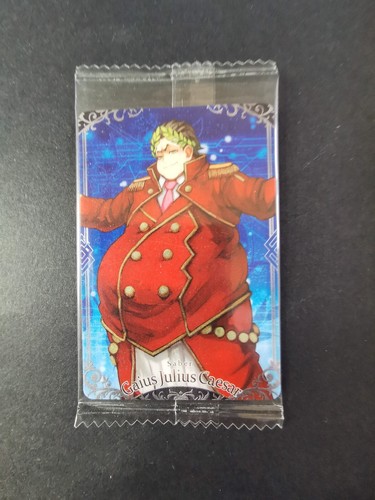 Gaius Julius Caesar Saber N01 FGO Fate Grand Order Japanese Wafer Card ...