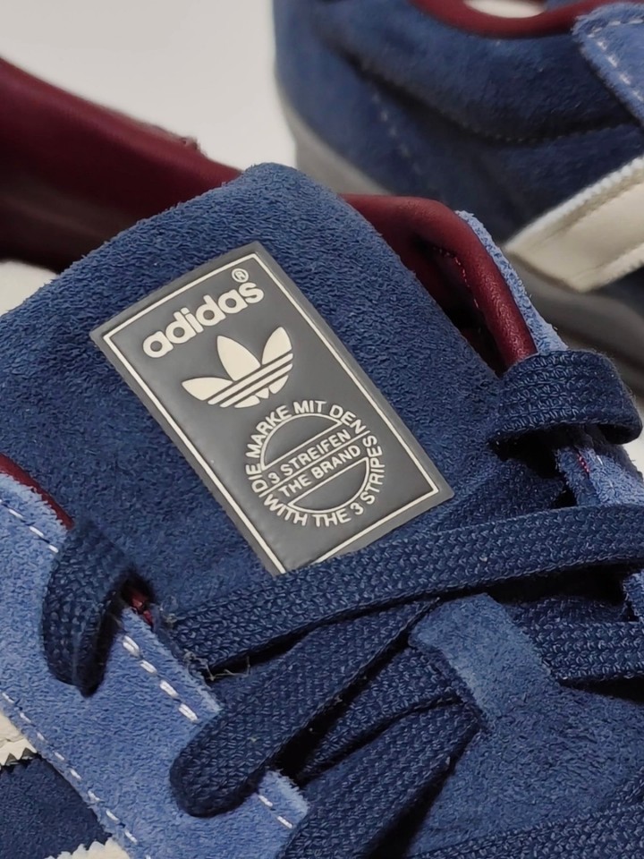 Adidas Gazelle Indoor Crew Navy Burgundy ID1008 | eBay