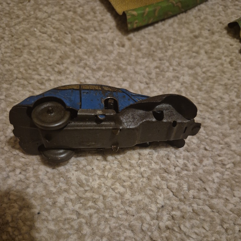 Vintage Louis Marx & Co 'Streamline' Speedway Tinplate Clockwork Race ...