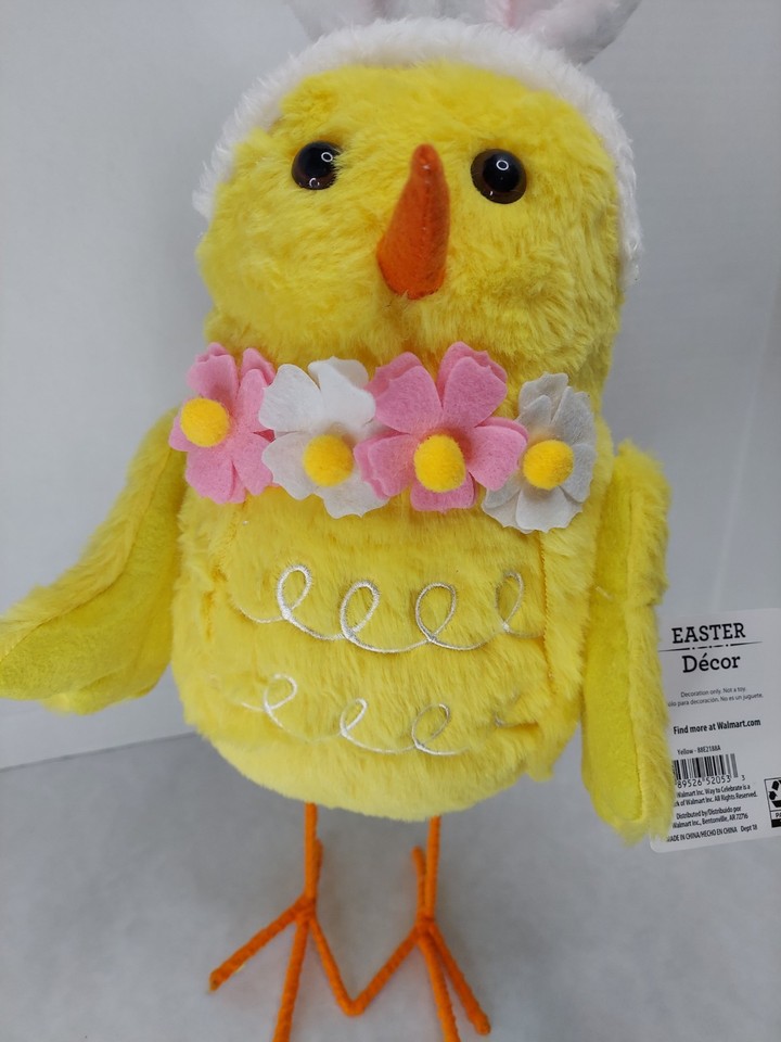 21" Fabric Bird Way To Celebrate Easter Large Yellow Chick Easter ...