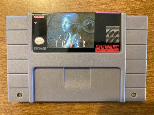 Clock Tower SNES 16-Bit Rom Game Cartridge USA NTSC English | eBay