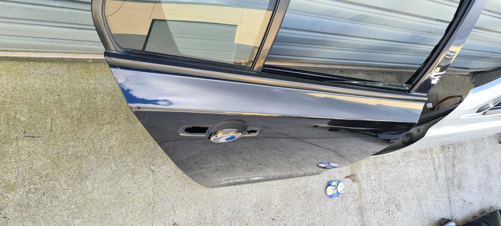 FORD FG DRIVERS REAR DOOR SHELL, RHR 2008-2014 ST BLACK (HAS DENT ...