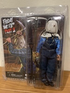 NECA Friday 13th Part 2 JASON VOORHEES Retro Cloth Sack Bag Head Action ...