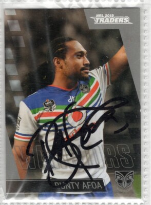 🔥 2019 TRADERS BASE SIGNED CARD BUNTY AFOA #142 🔥 | eBay Australia