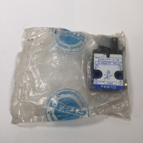 Festo RK-3-1/8 Ventil 3314 Valve 8bar 116psi New NFP Sealed | eBay