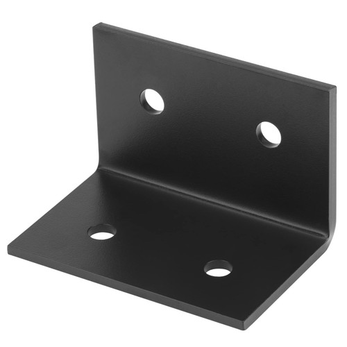 2 Pcs 5" Heavy Duty Steel L Angle Bracket Corner Brace for 6x6 Post ...