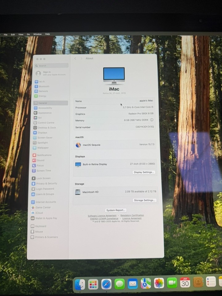 Apple iMac with 27in Retina 5K display (2TB Fusion Drive, Intel Core i5 ...