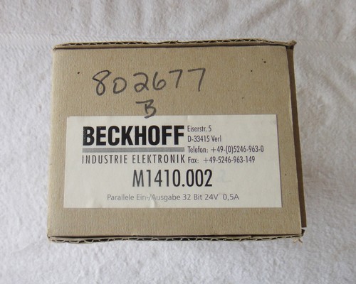 NIB Beckhoff Lightbus M1410 I/O Module M1410.002 M1410002 | eBay
