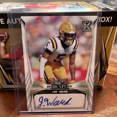 2023 Leaf Draft - Jay Ward XRC AUTO | #BA-JW1 LSU/Vikings XRC Autograph ...