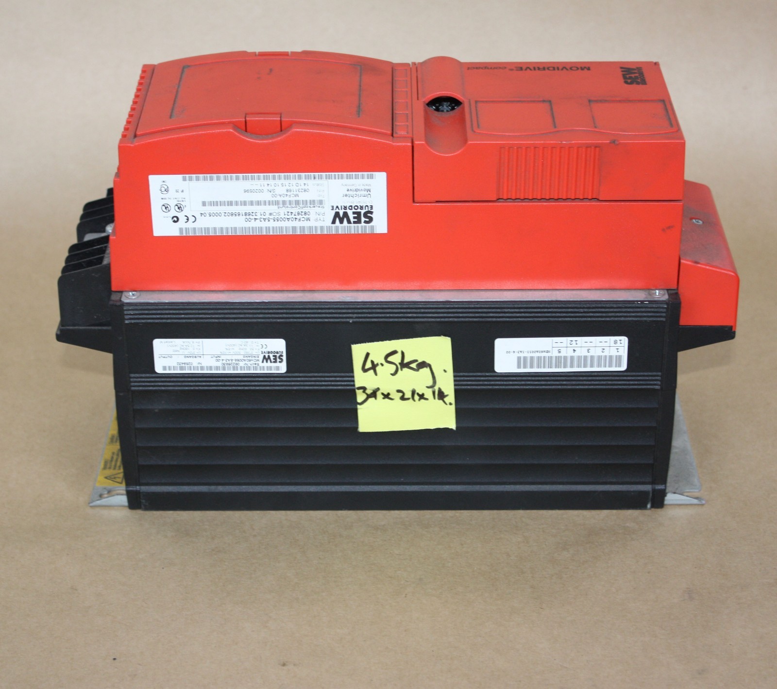 SEW EURODRIVE MOVIDRIVE MCF40A0055-5A3-4-00 08267421 SERVO DRIVE VSD ...