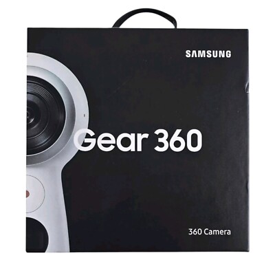 SAMSUNG Gear 360 (2017 Edition) Spherical Cam 360° 4K Camera - White SM ...