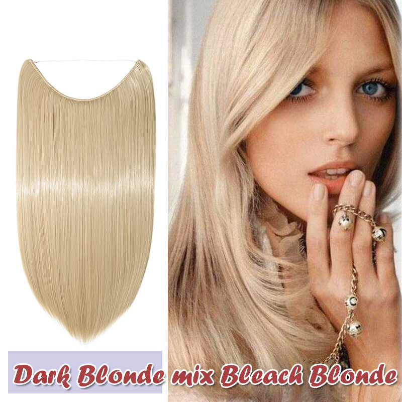 100% Natural As Human Thick Invisible Wire Softs Secret Wire In Hair ...