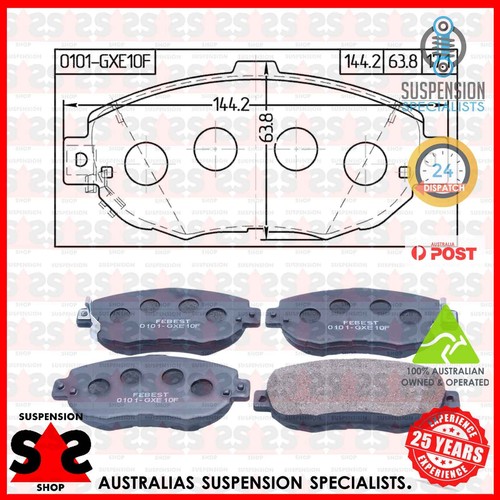 Front Axle Brake Pad Set, Disc Brake Suit LEXUS Is I (_E1_) 200 (GXE10 ...