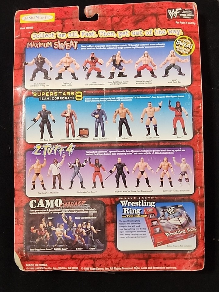 WWF Summerslam 99 Deadly Games Droz Jakks 1999 New in Package with ...