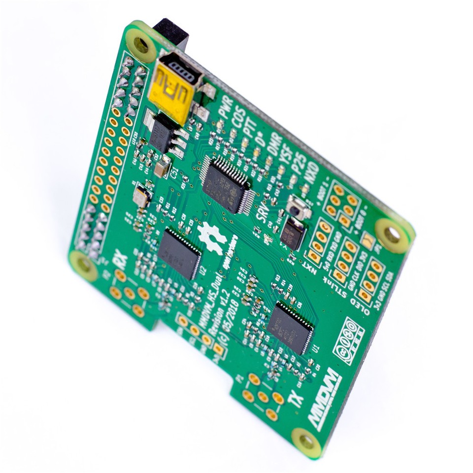 MMDVM_HS_Dual_Hat Duplex MMDVM Hotspot P25 DMR YSF for Raspberry Pi ...