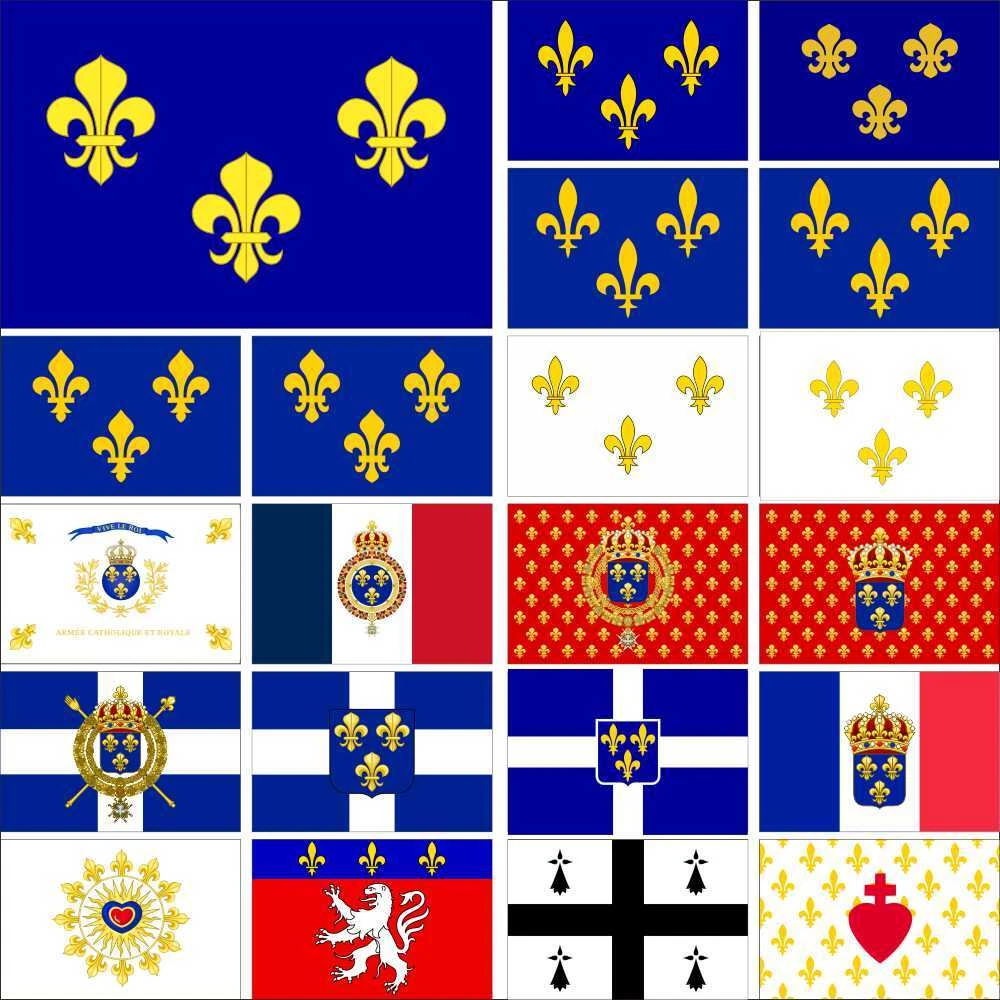 French Royal Flags