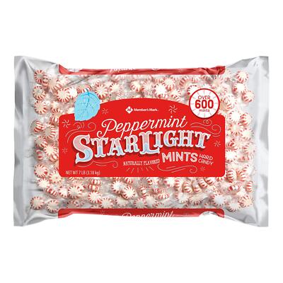 Member's Mark Peppermint Starlight Mints 7 lbs, 600+ ct. (pack of 3) A1 ...