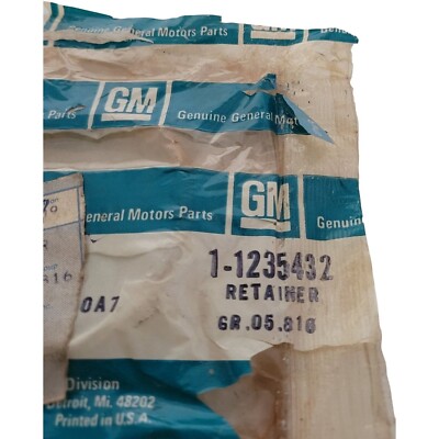 GM General motors Part #1235432 RETAINER New old Stock | eBay