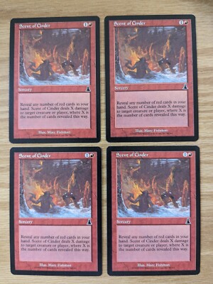 4x Scent of Cinder - Magic The Gathering MTG Collectible Card game | eBay