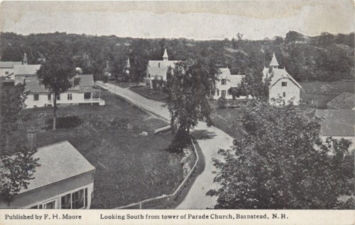 Looking South From The Tower Of Parade Church, Barnstead, New Hampshire ...