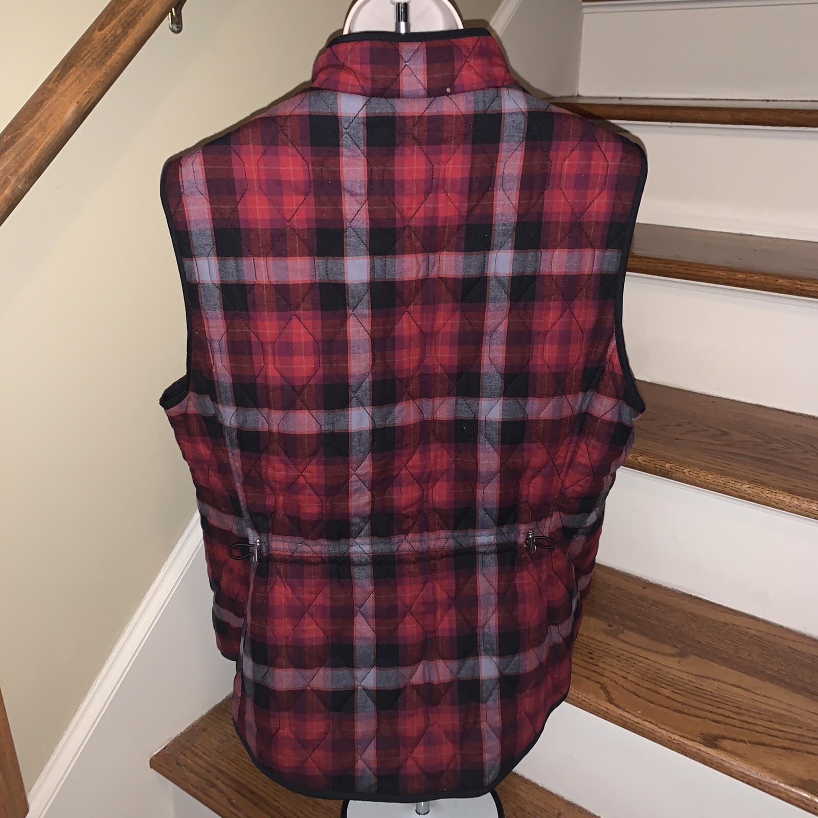 CROFT & BARROW New with Tags Tartan Buffalo Quilted Plaid Vest Size XL ...