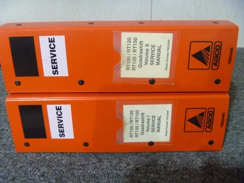 Agco RT100 RT120 RT135 RT150 Quadrashift Tractor Shop Service Repair ...