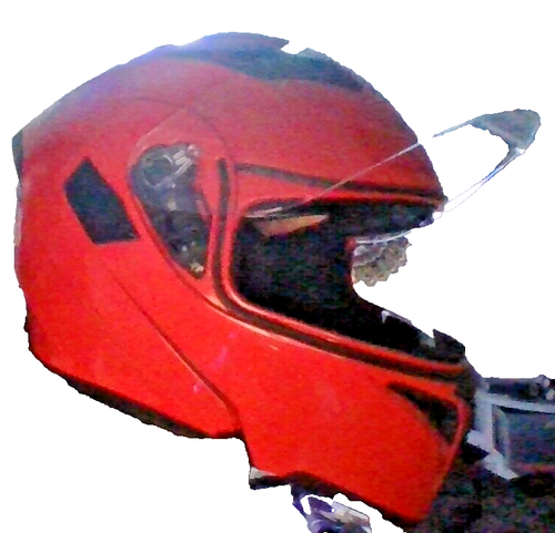 1Storm Motorcycle Modular Full Face Flip up Dual Visor Helmet + Spoiler ...