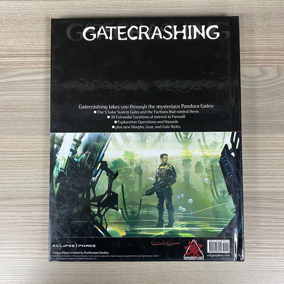 Eclipse Fase Gatecrashing RPG Rigido Rulebook Posthuman Studios 21201 Book | eBay