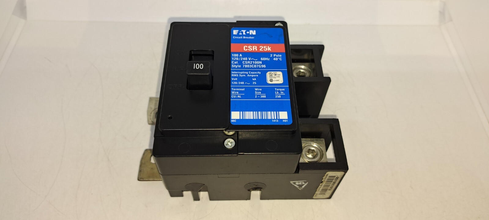 Eaton CSR2100N 100 Amp 2 Pole 120/240V Main Breaker | eBay