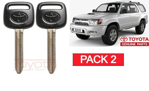 2 Set Genuine Toyota Avalon Rav4 4Runner Sienna OEM Key Blank 90999 ...