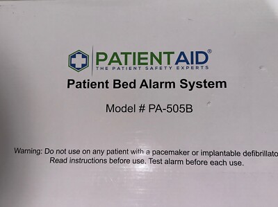 PATIENT AID PA-505B - Bed Alarm Fall Prevention System - Monitor & Bed ...