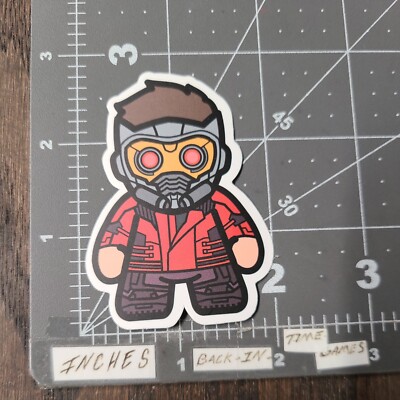 Small Star Lord GOTG Adult Humor Sticker For Guitar Phone Skateboard ...