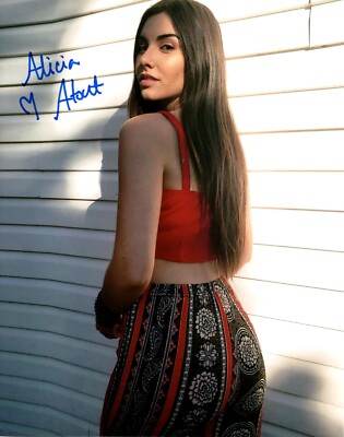 Alicia Atout Signed 8x10 Photo Interview Queen Model Sexy AEW Wrestling ...