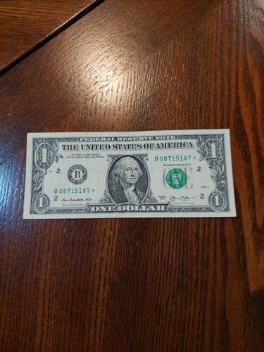 B08715187*(2013 B (ONE DOLLAR) DUPLICATE *STAR* NOTE BILLS CIRCULATED ...